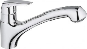 Grohe Eurodisc dřezová baterie s vytahovací sprškou chrom 32257001 G32257001