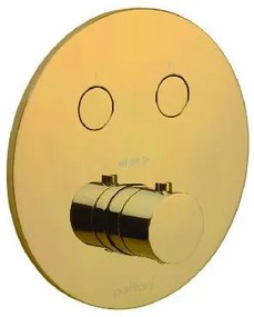 Paffoni Compact Box - Termostatická baterie pod omítku, pro 2 spotřebiče, zlatá CPT018HG