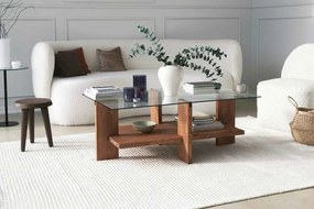 Designový konferenční stolek Fadey 105 cm dřevěný
