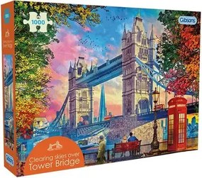 GIBSONS Puzzle Obloha nad Tower Bridge / 1000 dílků / 68 x 49 cm