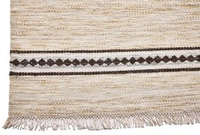Diamond Carpets India, Ručně vázaný kusový koberec Biscuit DESP HL63 Ivory White, 140x200, béžová, chodba / předsíň