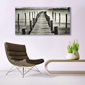 Plexisklo-obraz Moře Most Architektura 120x60 cm