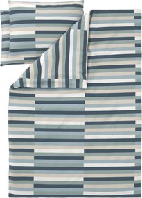 Livarno® Ložní povlečení z mikrovláknitého saténu, 200 x 220 cm, 70 x 90 cm (pruhy)