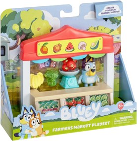 Set figurek a příslušenství bluey farmářské trhy mini hrací sada