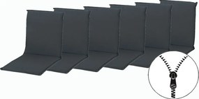 Doppler ELEGANT 2430 - set 6 ks polstrů na křeslo s nízkým opěradlem