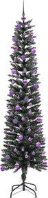 Umělý vánoční stromeček Zelená 210 cm PVC, plast a ocel 3395958