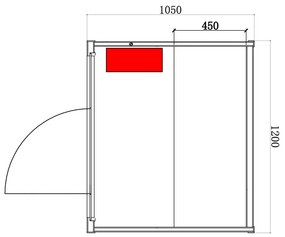 BPS-koupelny Finská sauna Relax  120x105, 1-2 osoby