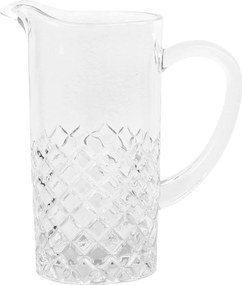Skleněný džbán s diamantovým brusem Lorient - 20*11*22 cm / 1150ml