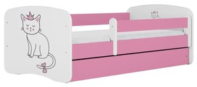 Dětská postel Babydreams kočka růžová