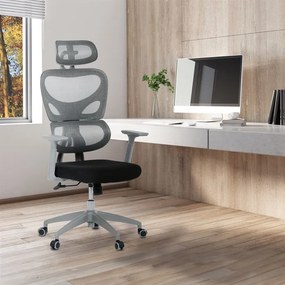 Autronic Kancelářská židle KA-K2081 Barva opěráku: Šedá