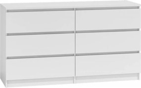 Komoda Malwa M6/120 bílá