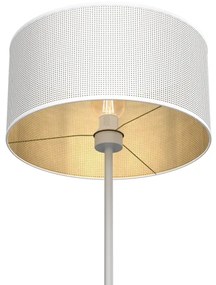 Stojací lampa LOFT SHADE 1xE27/60W/230V bílá/zlatá