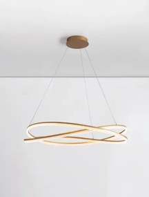Designový lustr Ophelia zlatá