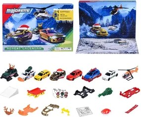 MAJORETTE Adventní kalendář Mountain Rescue / 24 dílků / 8 kovových au