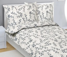 Bellatex Povlečení krepové Imprese Béžová,Šedá,Červená rozměr 140x220, 70x90 cm
