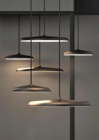 ordlux 2420203010 Artist 25, moderní šedé závěsné svítidlo LED 14W, 3000K, průměr 25cm