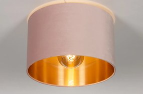 Stropní designové svítidlo Wildmore Pink and Gold 40