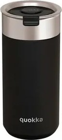 Quokka Boost Coffee Tumbler 400ml Carbon Black / Termohrnek se sítkem