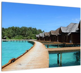 Obraz Maledivy (70x50 cm)