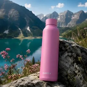 Quokka Solid růžová / Termoláhev / nerezová / 630 ml