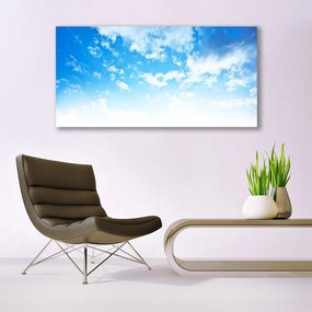 akrylový obraz Nebe Mraky Krajina 120x60 cm