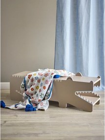 Hnědá dětská lavice z MDF Arnie – Bloomingville Mini
