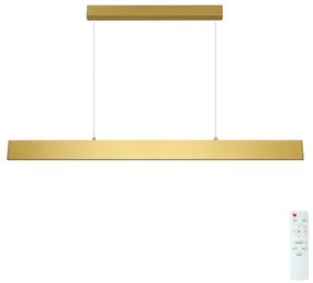 Brilagi - LED Stmív. lustr na lanku SLIMLINE LED/40W/230V 3000-6000K zlatá + DO