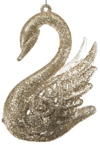 Plastová vánoční ozdoba 10 cm Swan – Dakls