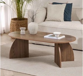 Designový konferenční stolek Felinus 120 cm vzor ořech