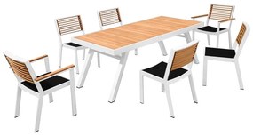 Zahradní jídelní židle HIGOLD - York Dining Chair White/Black