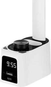 Stolní lampa s hodinama REBEL KOM1019 , regulace