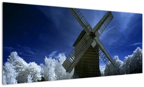 Větrný mlýn - obraz na stěnu (100x40cm)