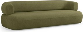 Zelená pohovka z textilie bouclé 200 cm Jenny – Micadoni