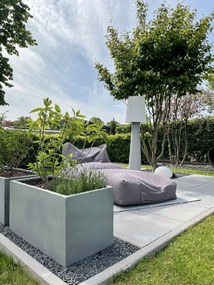 Truhlík MAXI, sklolaminát, šířka 80 cm, beton design