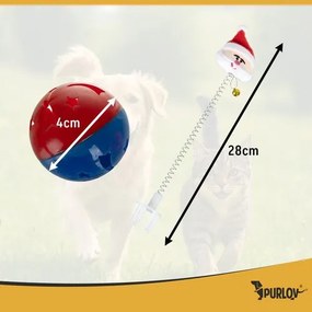 Vánoční sada hraček pro kočky, 6 ks Purlov 26380