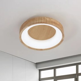 Brilagi - LED Stropní svítidlo FALCON WOOD MODERN LED/30W/230V pr. 45 cm dřevo