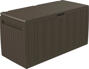 Úložný box na podušky hnědý 117 x 45,5 x 57,5 cm 270 l 337905