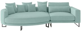 XXXLutz POHOVKA BIG SOFA, textil, tyrkysová Livetastic - Pohovky - 001968009108