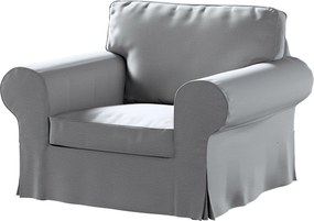 Potah na křeslo IKEA Ektorp barva šedá látka sametová