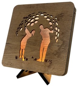Li-Go "Golf" lampa 19x19cm provedení povrchu: dub světlý