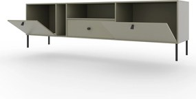 ADRK Furniture TV skříňka 2D 1S Tili RTV-TIL-2D-1S-E