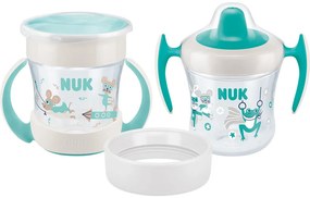 Dětský hrníček Mini Cups NUK 360° s víčkem neutral Barva: zelená