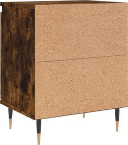 vidaXL Noční stolky 2 ks 40 x 30 x 50 cm kompozitní dřevo [826823] Barva: kouřový dub