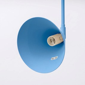 Sollux Lighting Nástěnné svítidlo NOX 1 světle modré s vypínačem