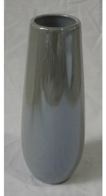 Váza keramická, HL9024-GREY šedivá perleť