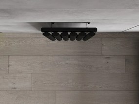 Mexen Oregon dekorativní radiátor 1200 x 360 mm, 417 W, černý - W202-1200-350-00-70