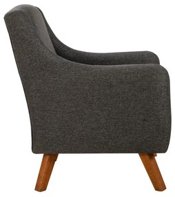 Hanah Home Set křesla a pohovky HERA antracitový 237 cm