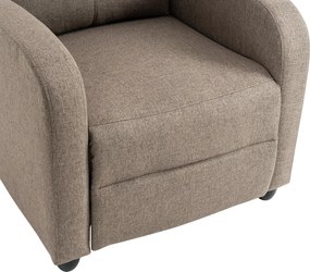 Relaxační křeslo, hnědá, KRESO NEW