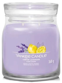 Yankee Candle Signature svíčka střední Lemon Lavender, 368g