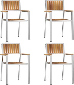 Zahradní jídelní sada 5 ks 150 x 90 x 75 cm 3334791
